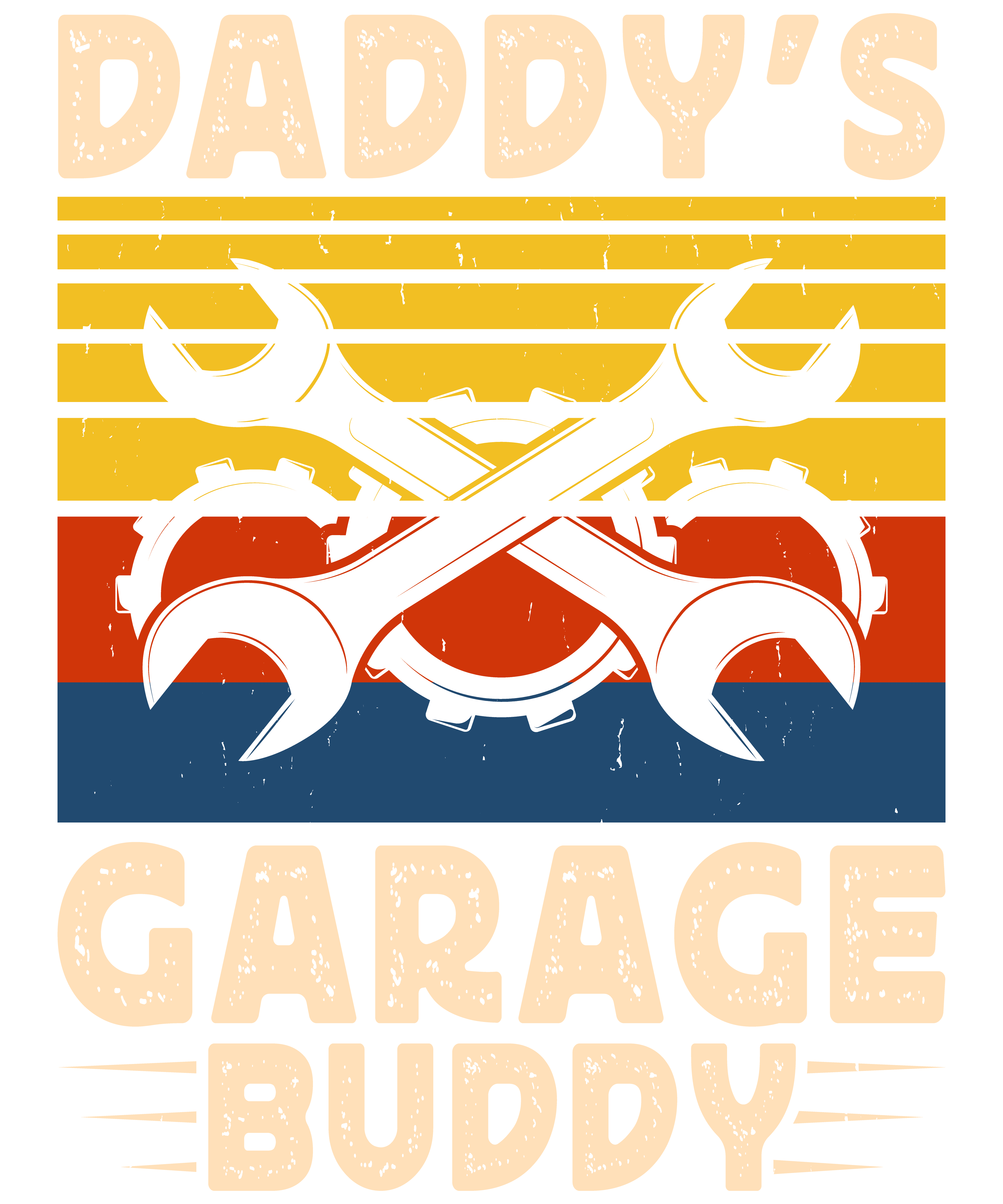 Daddy's Garage Buddy & Wrenches DTF (direct-to-film) Transfer – Twisted Image Transfers