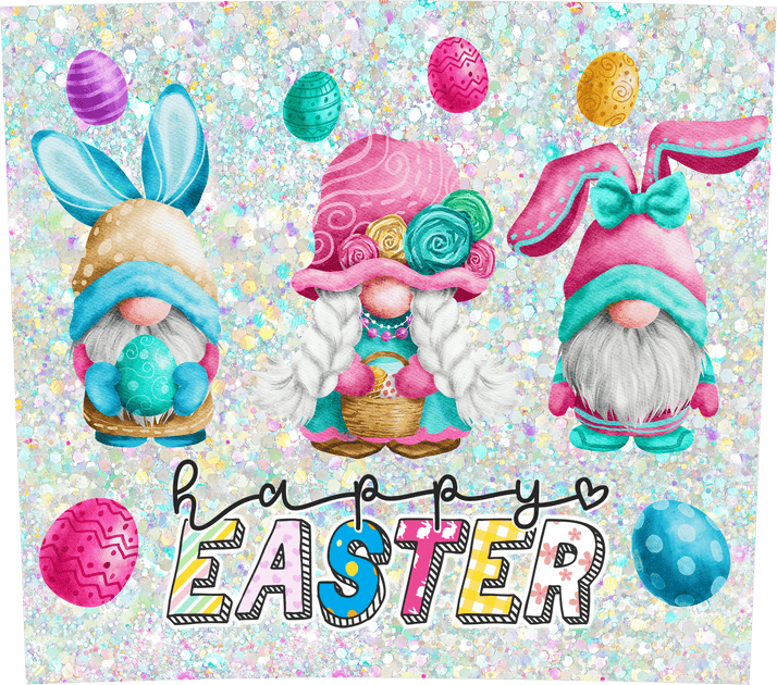 Easter Gnomes 20 oz Tapered Tumbler Wrap – Twisted Image Transfers