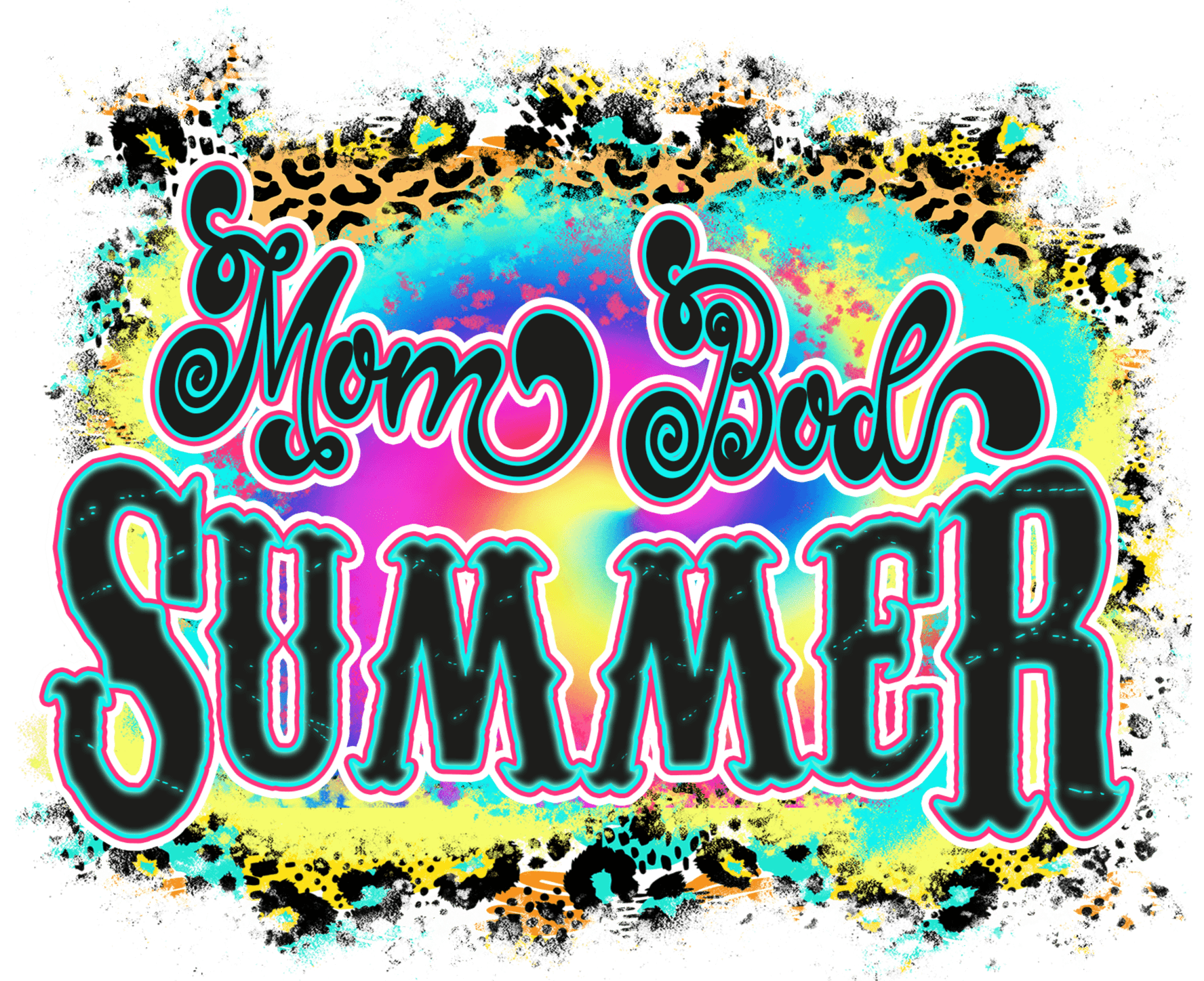 Mom Bod Summer Dtf Direct To Film Transfer Twisted Image Transfers