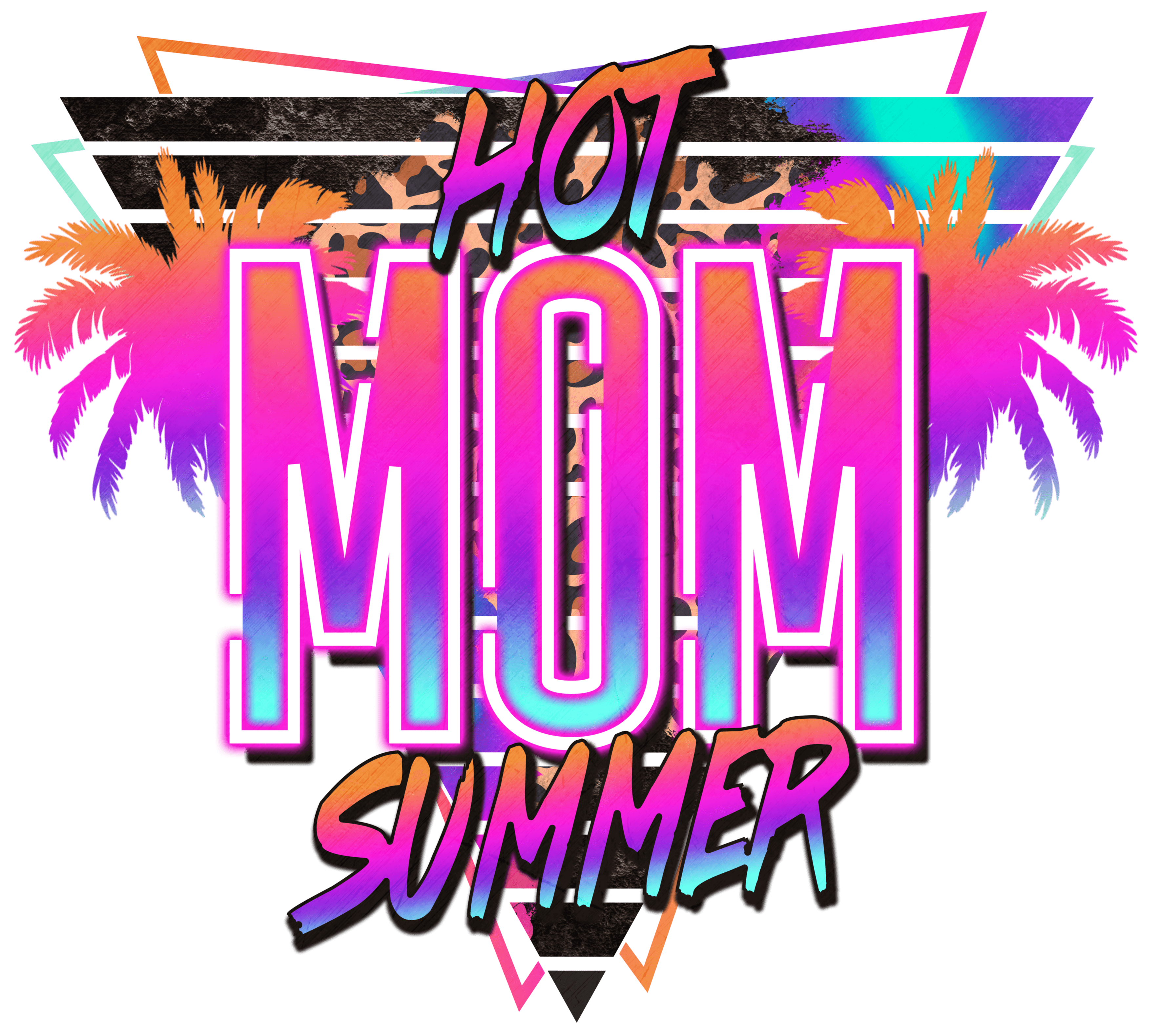 Retro Hot Mom Summer Dtf Direct To Film Transfer Twisted Image Transfers