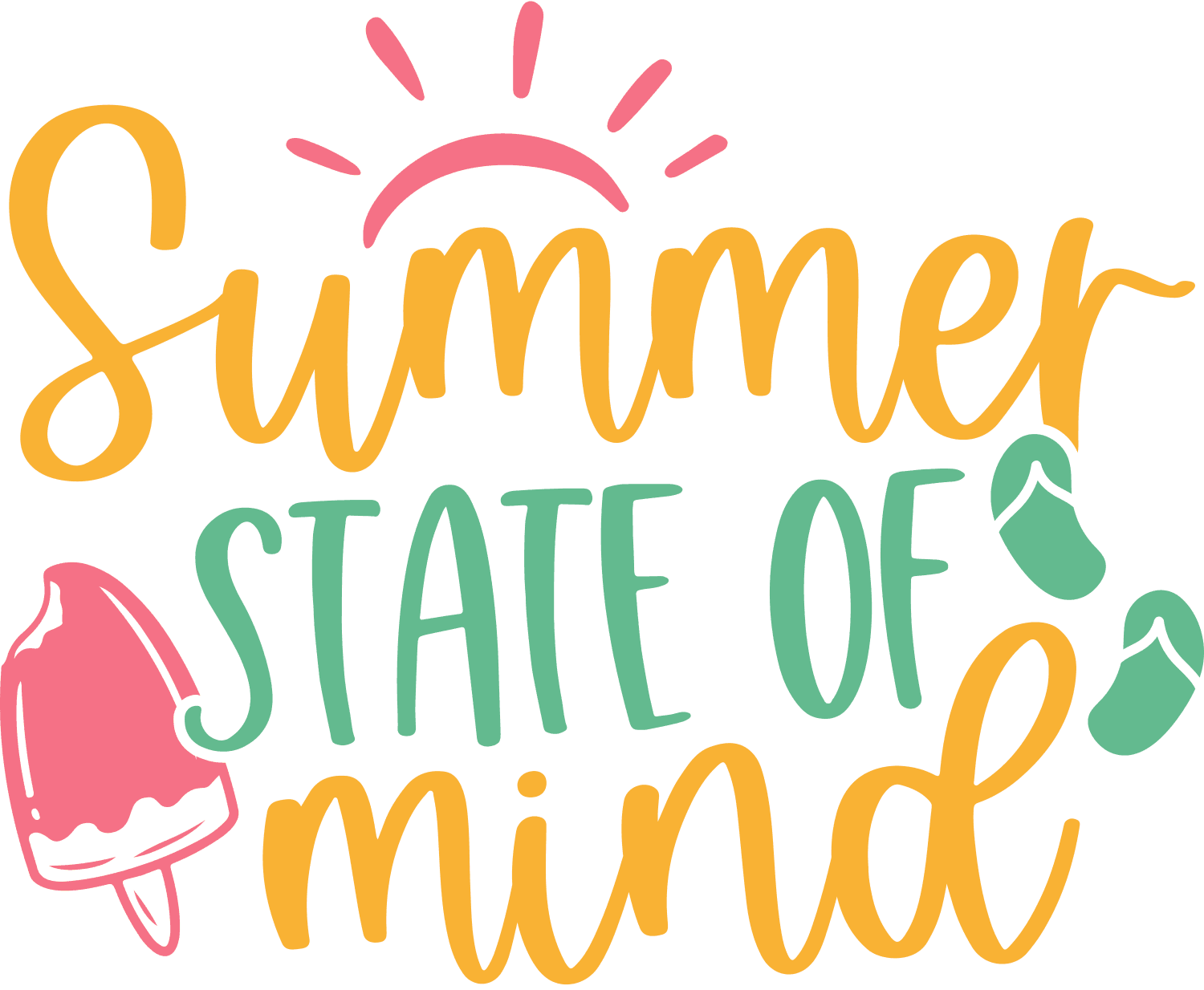 Summer State of Mind (Color) DTF (direct-to-film) Transfer – Twisted Image Transfers