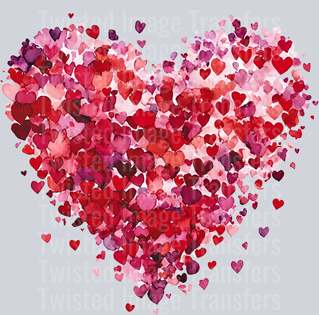 A Heart Full of Hearts – Twisted Image Transfers