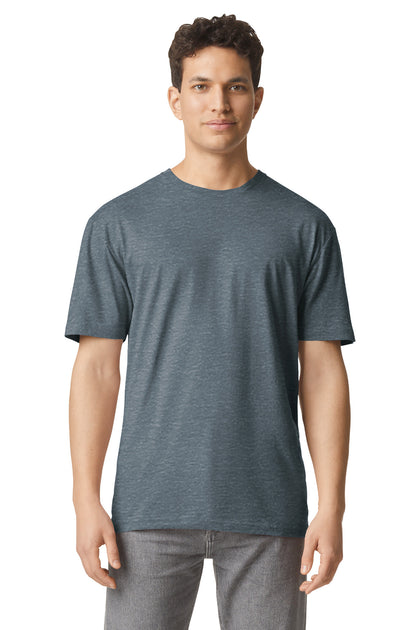 Gildan ® Light Cotton Tee 3000 - Heather Navy – Twisted Image Transfers