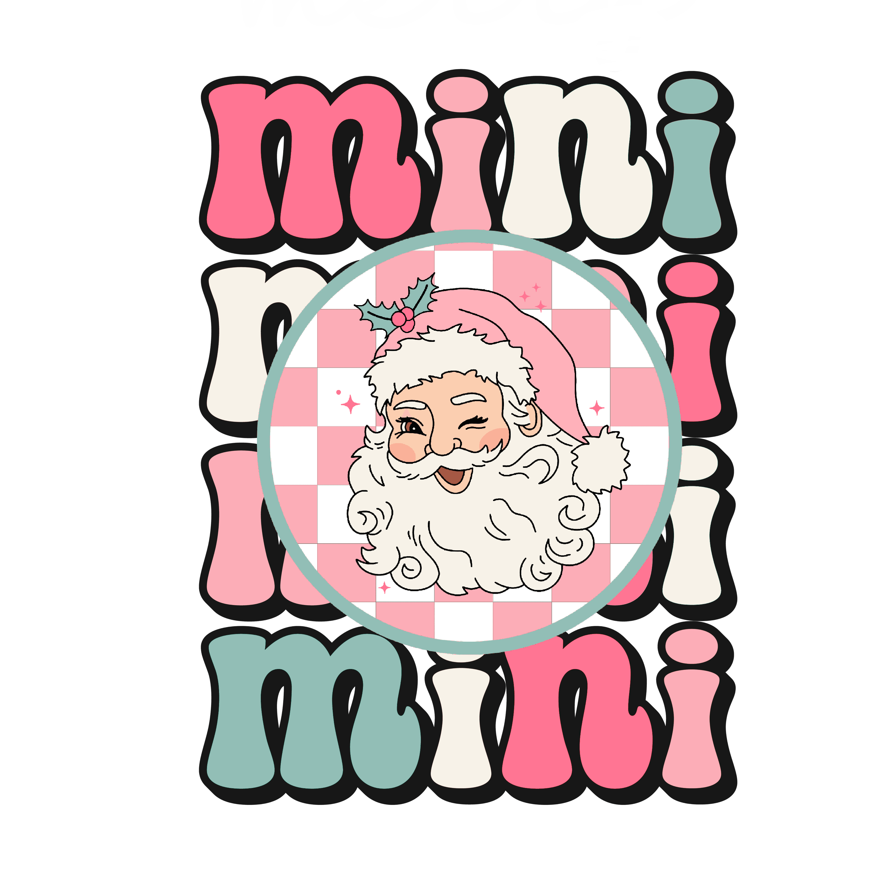 4 Mini Santa DTF (direct-to-film) Transfer – Twisted Image Transfers