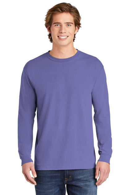 COMFORT COLORS ® Heavyweight Ring Spun Long Sleeve Tee. 6014 - Violet ...