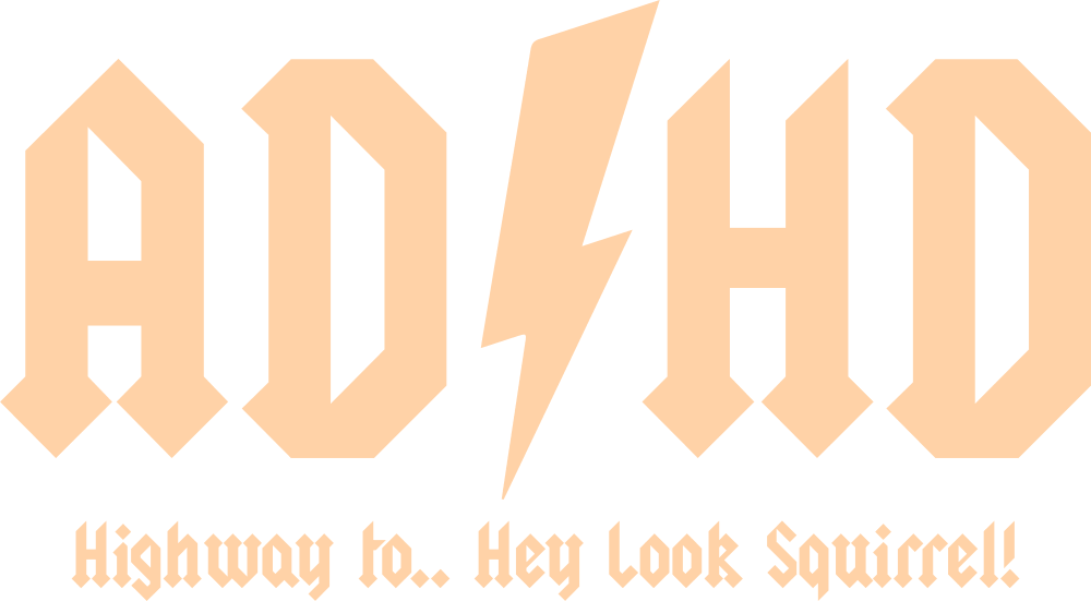 ADHD Creme Font DTF (direct to film) Transfer – Twisted Image Transfers