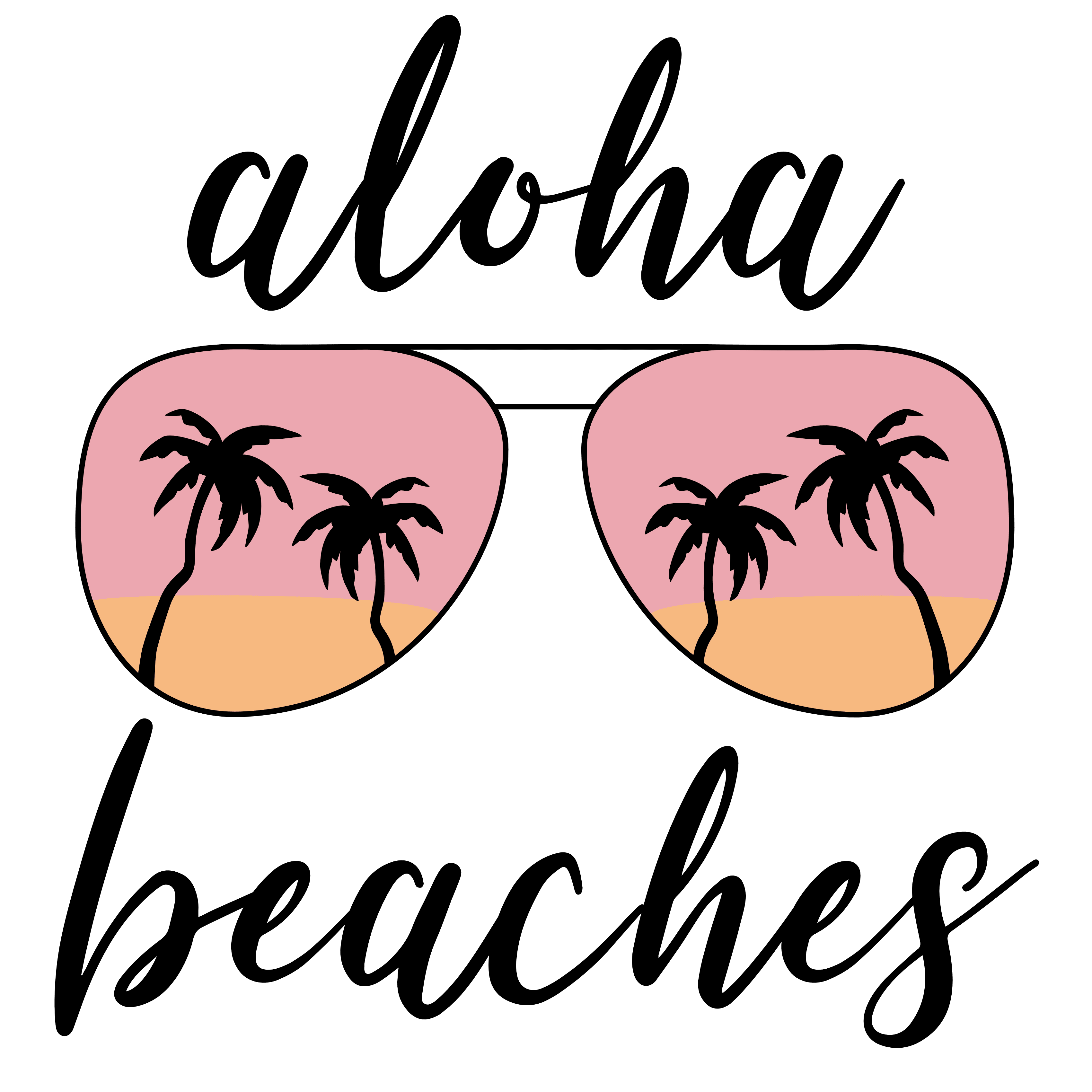 Aloha Beaches DTF (direct-to-film) Transfer – Twisted Image Transfers