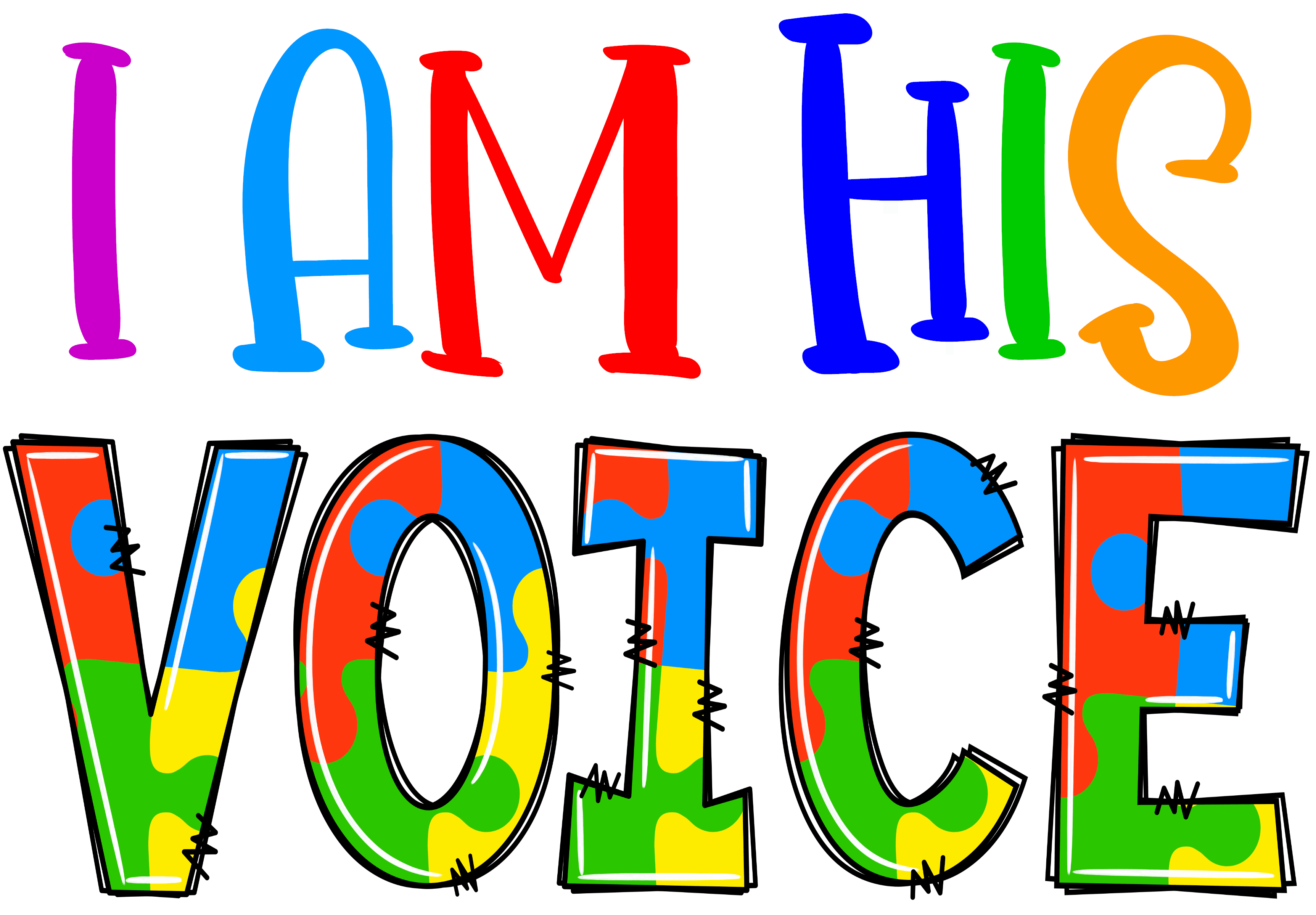 Autism I am His Voice DTF(direct to film) Transfer – Twisted Image ...