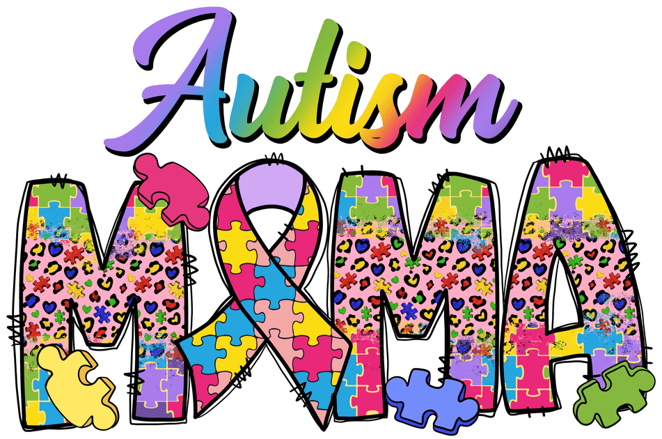 Autism Mama DTF(direct to film) Transfer – Twisted Image Transfers