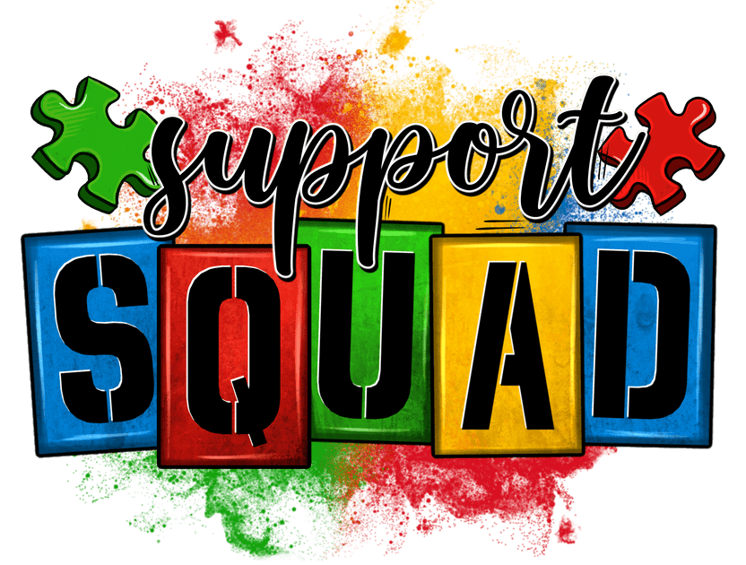 Autism Support Squad DTF (direct to film) Transfer – Twisted Image ...