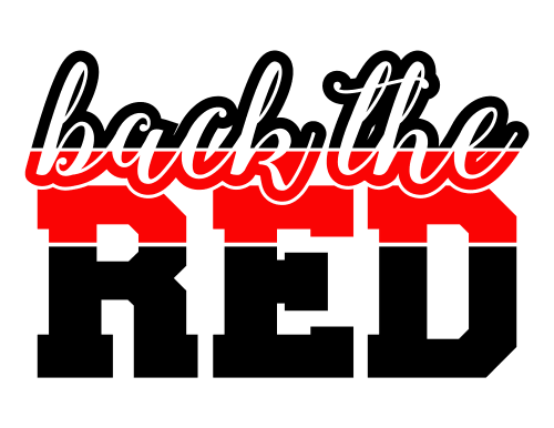 Back The Red 01a DTF (direct-to-film) Transfer – Twisted Image Transfers