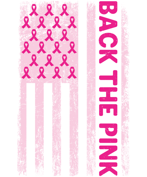 Back the Pink DTF (direct-to-film) Transfer – Twisted Image Transfers