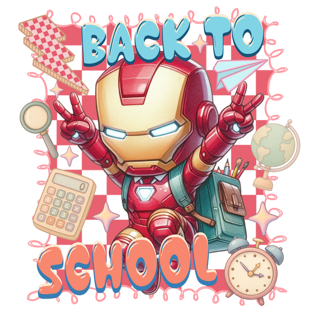 Back to School Avenger Peace DTF (direct-to-film) Transfer – Twisted Image Transfers