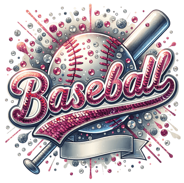 Baseball Bat & Drops of Maroon DTF (direct-to-film) Transfer – Twisted ...