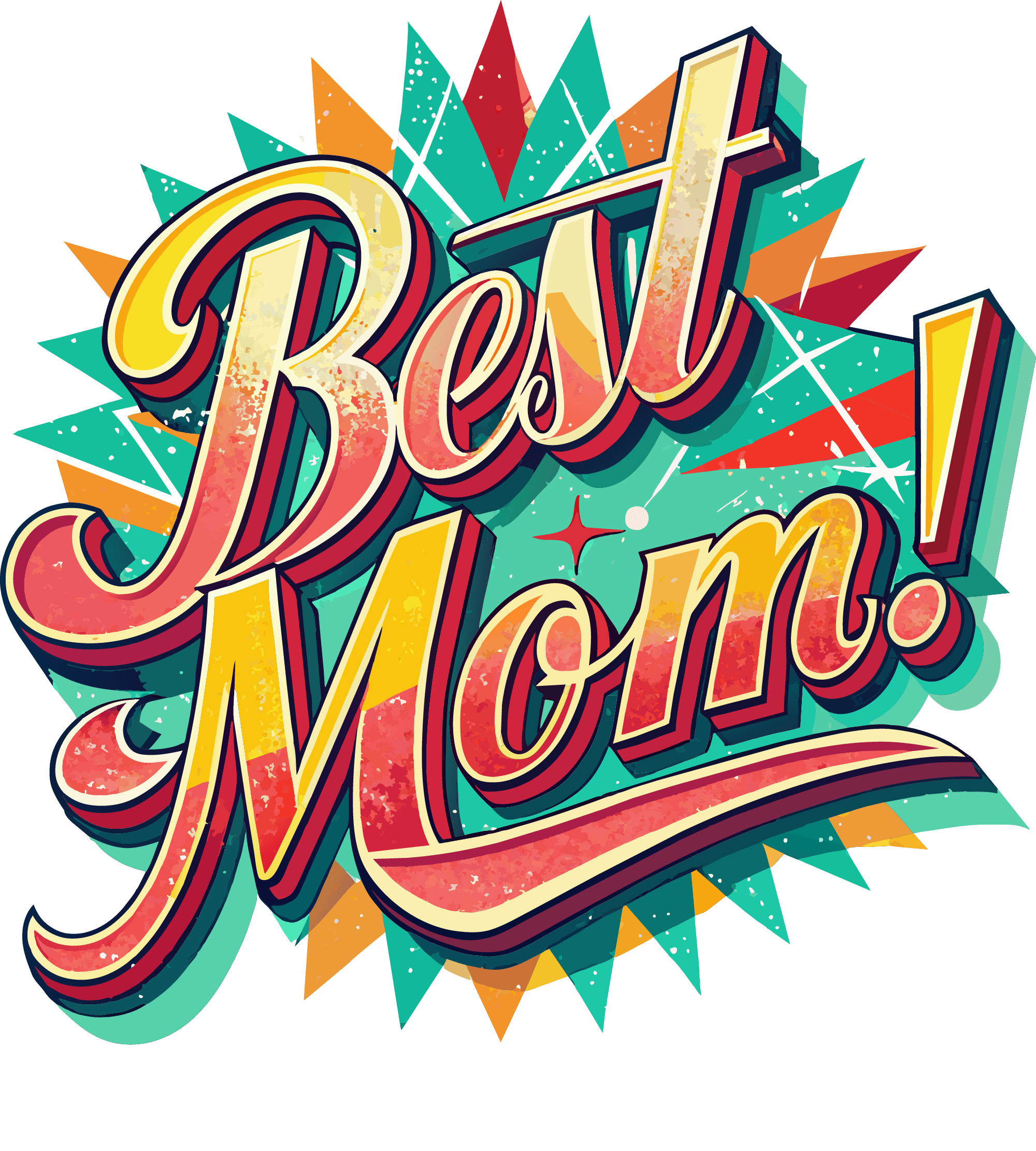 Best Mom Blast DTF (direct-to-film) Transfer – Twisted Image Transfers