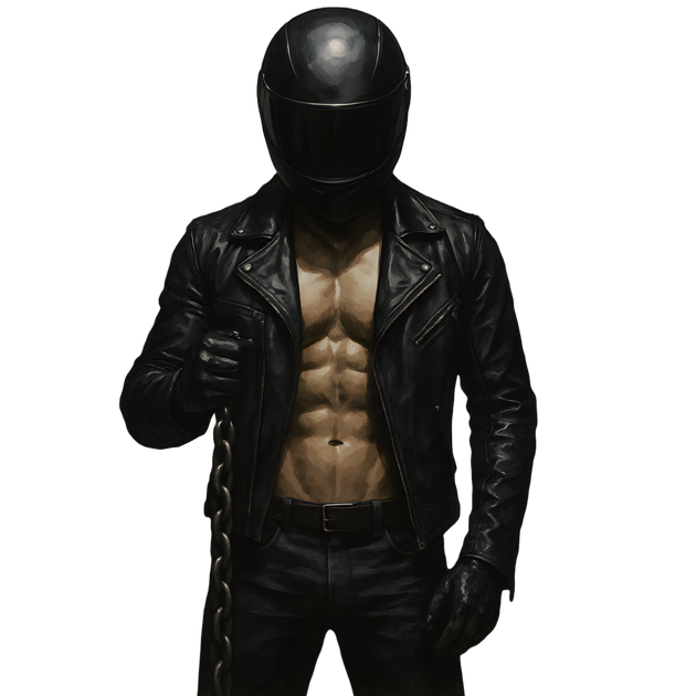 Biker Body & Chain DTF (direct-to-film) Transfer – Twisted Image Transfers