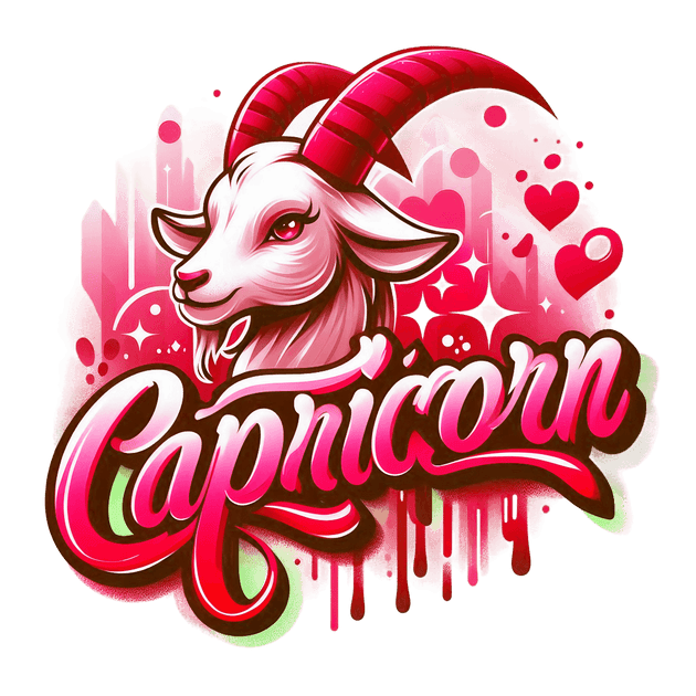 Capricorn 1 Red Zodiac DTF (direct-to-film) Transfer – Twisted Image ...