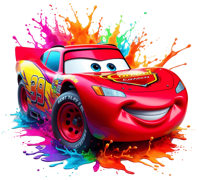 Cars Smiling 39 Color Drip DTF (direct-to-film) Transfer – Twisted ...