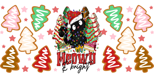 Cat christmas meowy And Bright-animal Christmas-Cartoon Christmas ...
