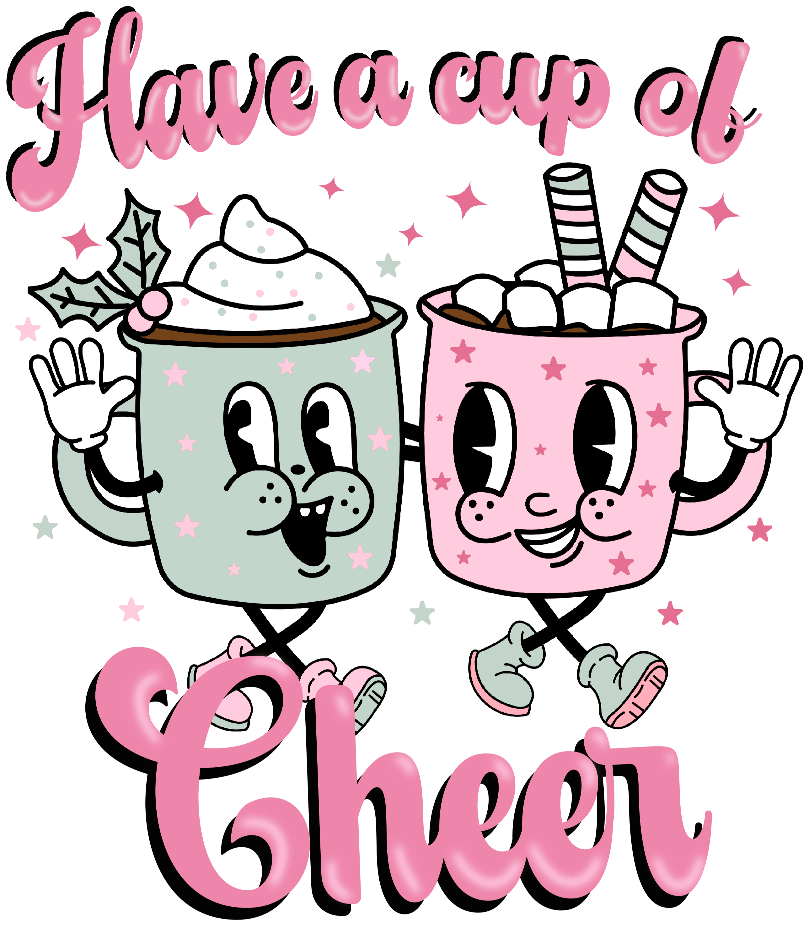 Cheer DTF (direct-to-film) Transfer – Twisted Image Transfers