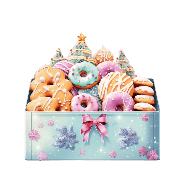 Christmas Cookies in Pastel Box DTF (direct-to-film) Transfer – Twisted ...