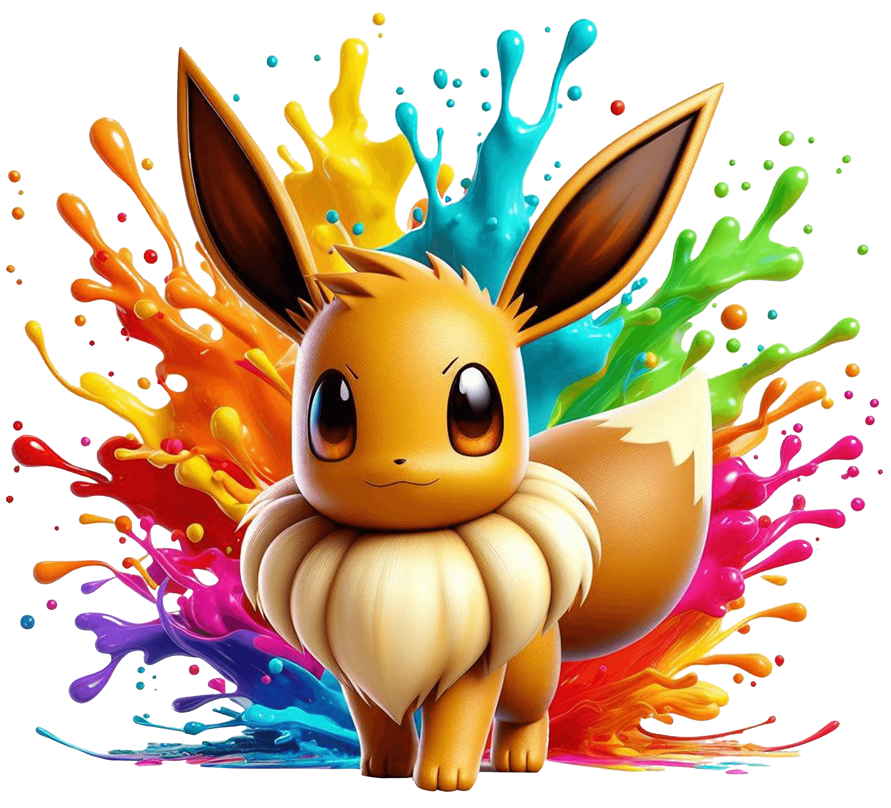 Color Drip Eevee DTF (direct-to-film) Transfer – Twisted Image Transfers