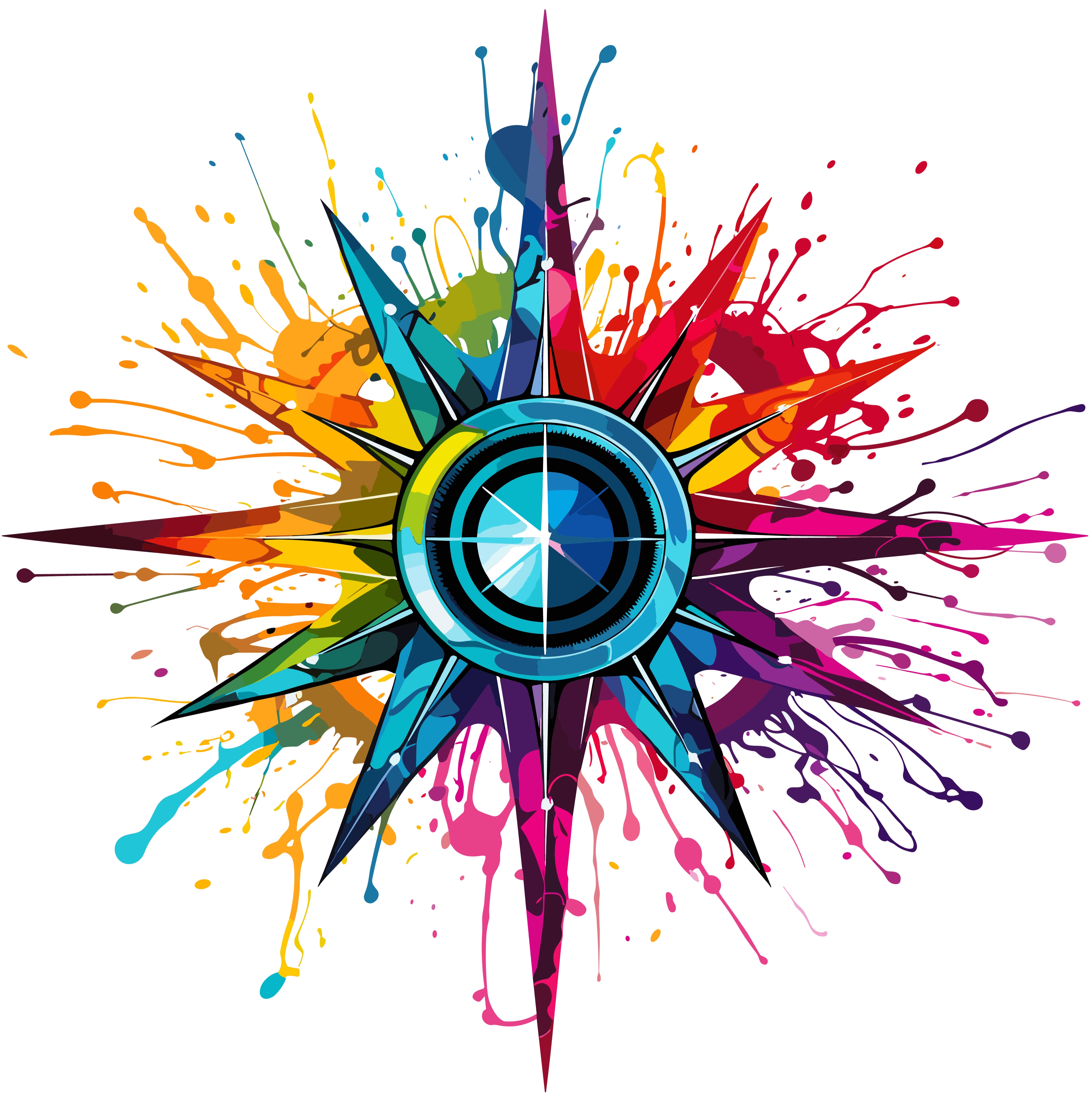 Color Drip Image DTF (direct-to-film) Transfer – Twisted Image Transfers