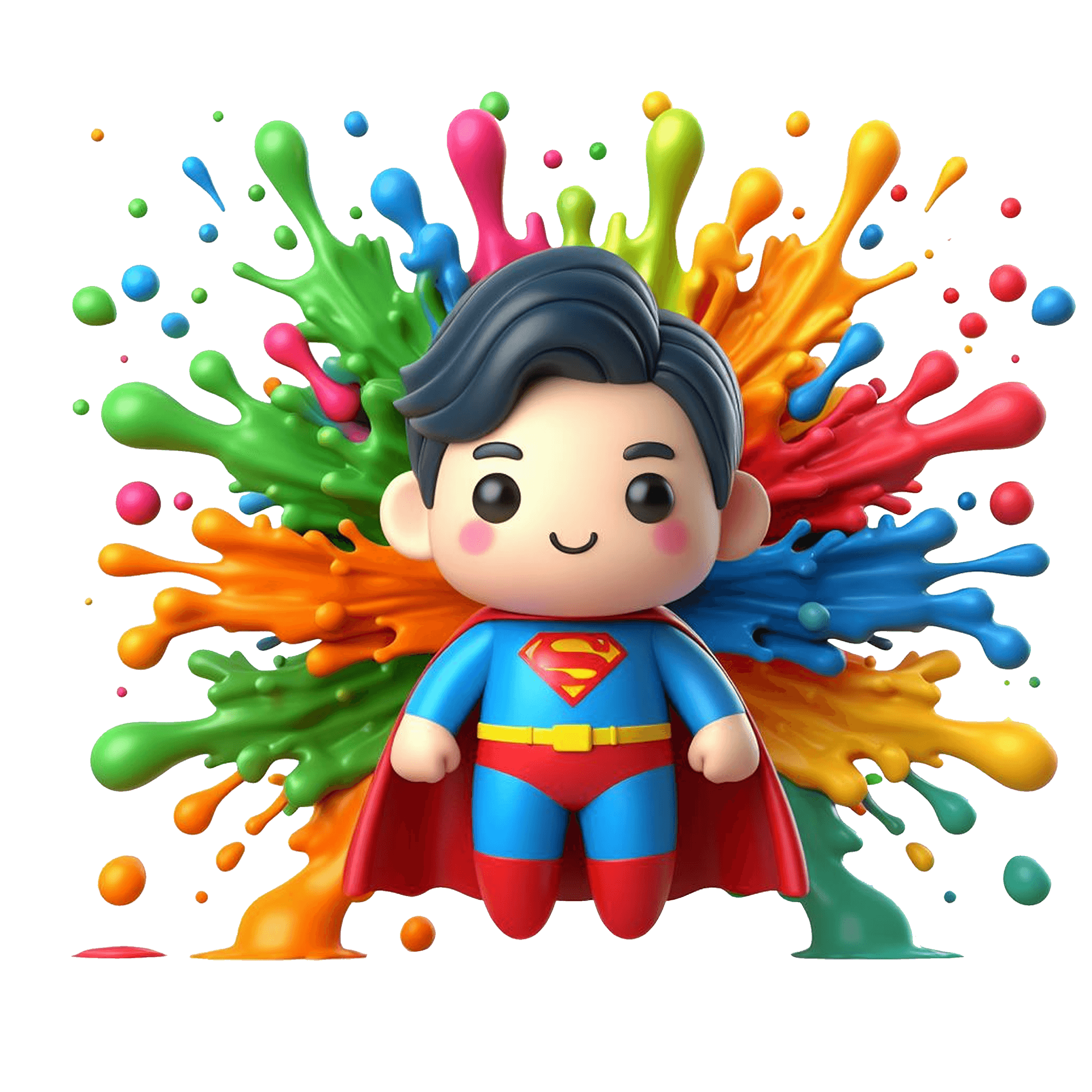 Color Drip Superman DTF (direct-to-film) Transfer – Twisted Image Transfers