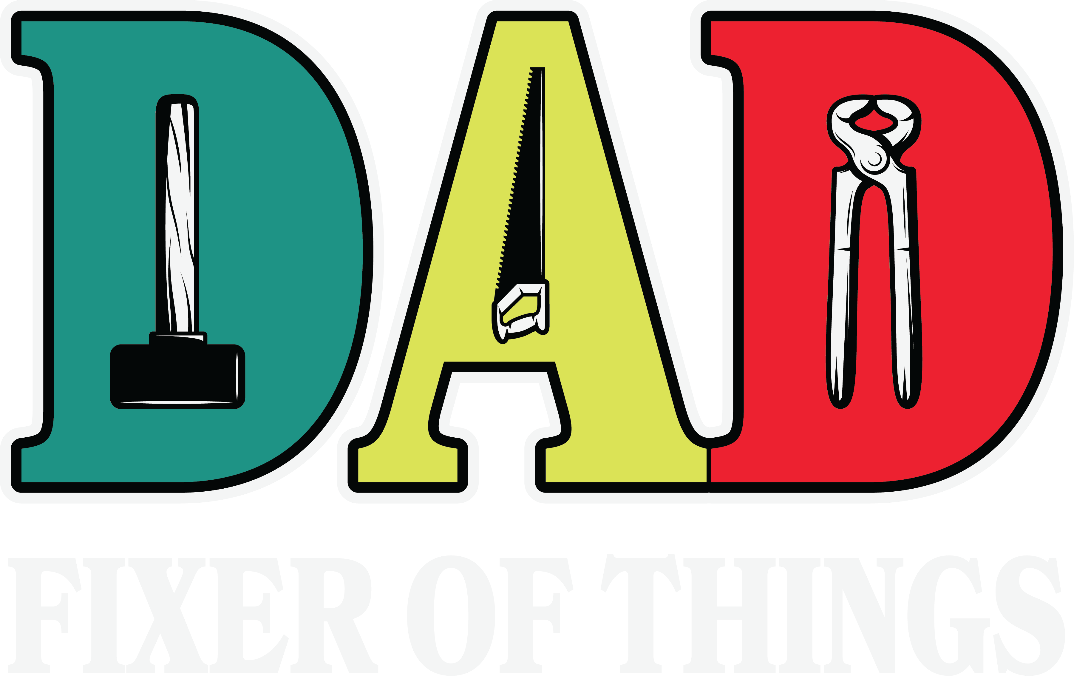 Colorful Dad & Tools DTF (direct-to-film) Transfer – Twisted Image ...