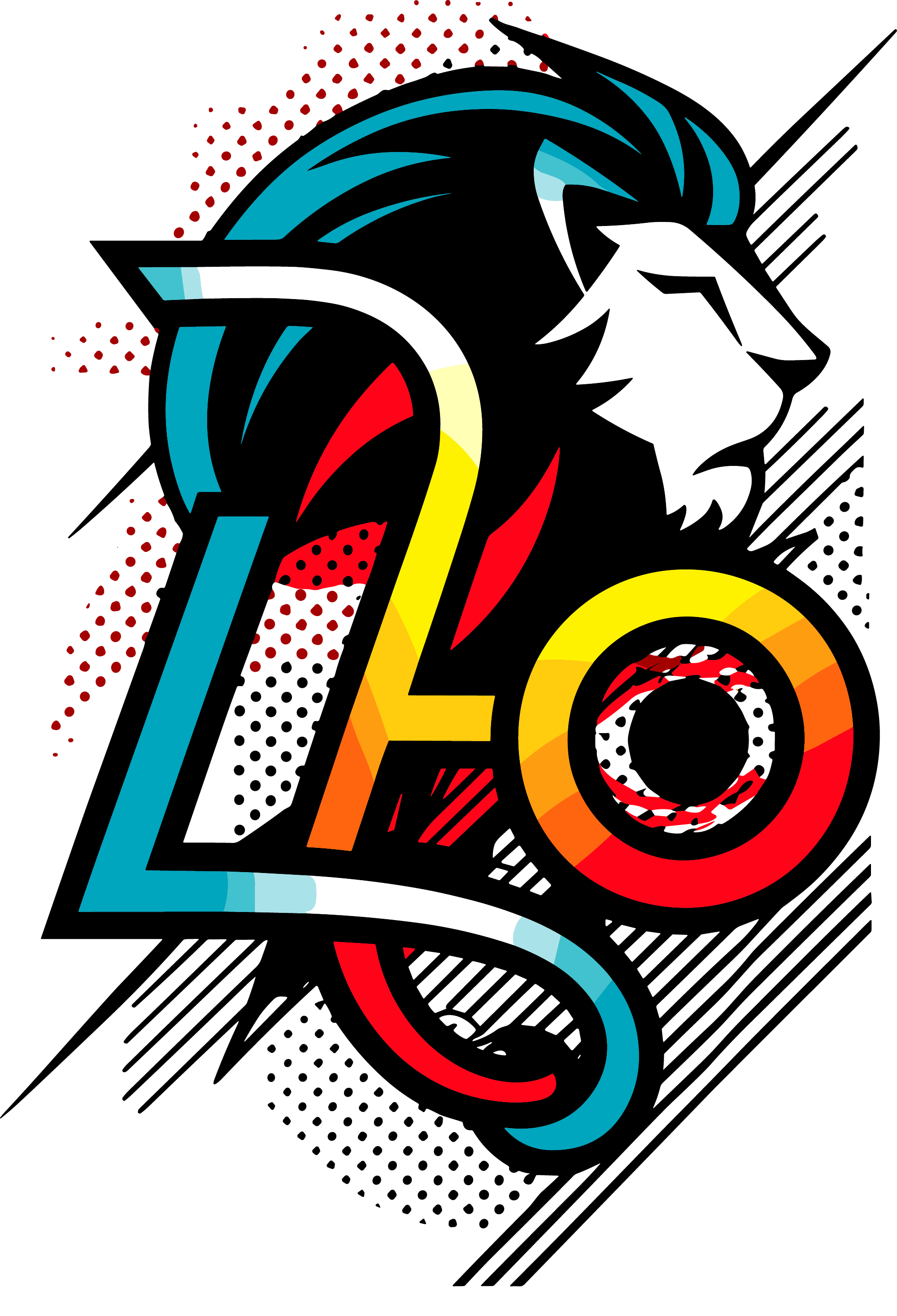 Colorful Leo Lion DTF (direct-to-film) Transfer – Twisted Image Transfers