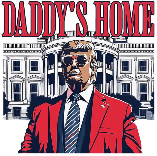 Daddy Trump in Red DTF (direct-to-film) Transfer – Twisted Image Transfers