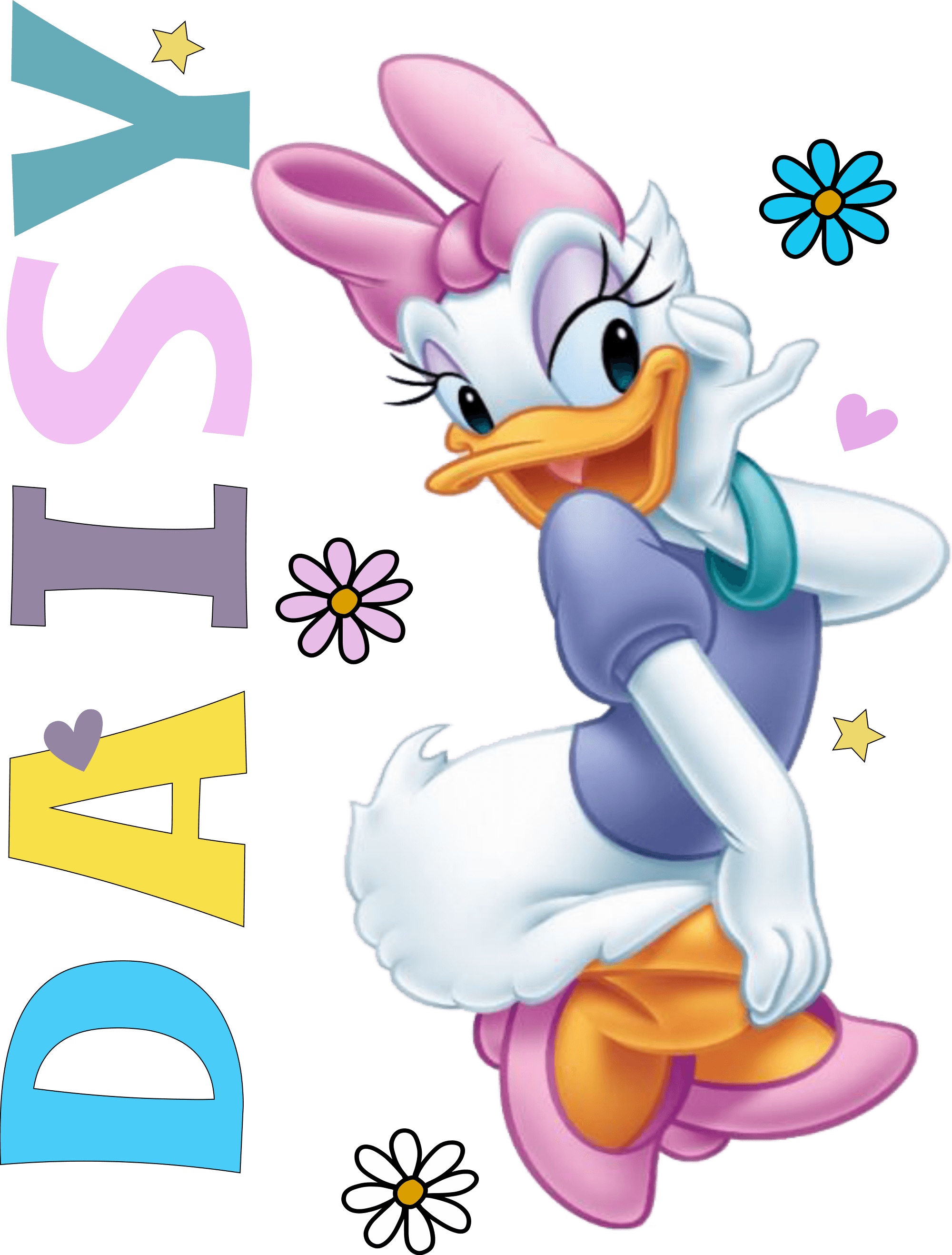 Daisy in Pastels DTF (direct-to-film) Transfer – Twisted Image Transfers