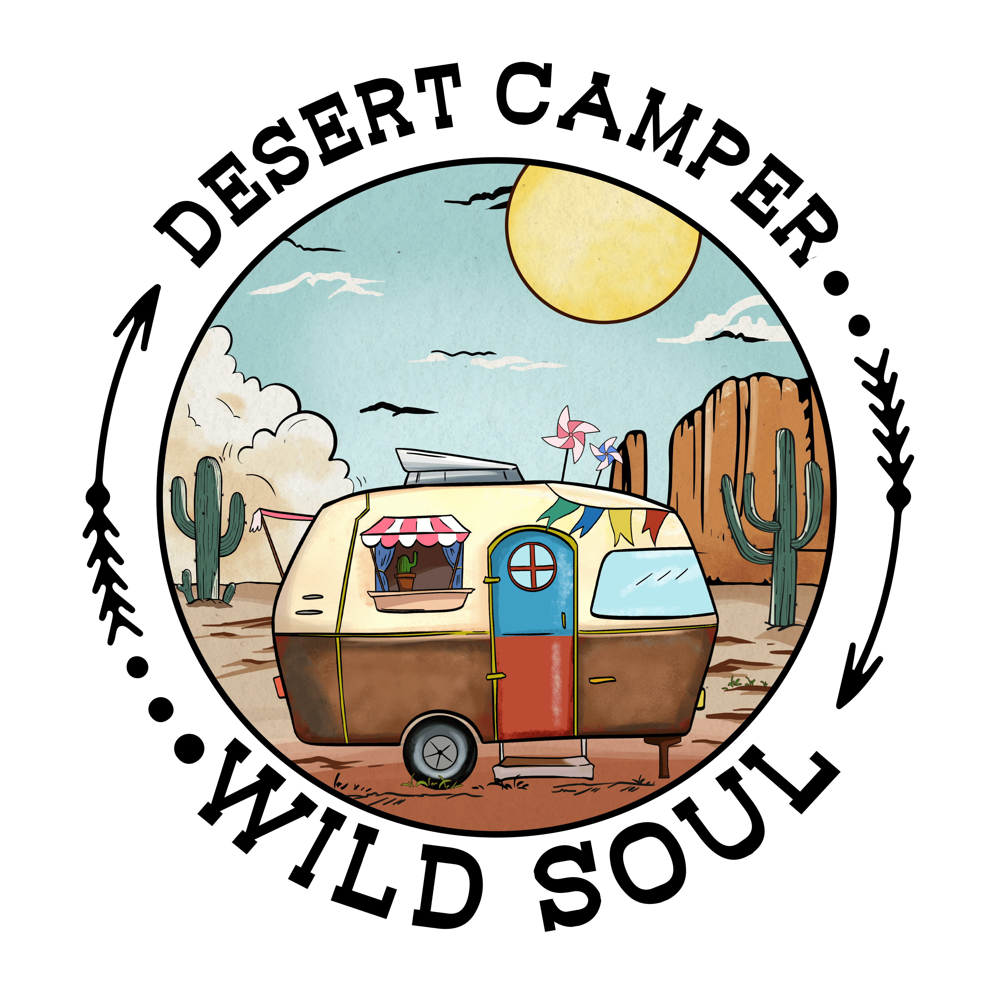 Desert Camper Wild Soul DTF (direct-to-film) Transfer – Twisted Image ...