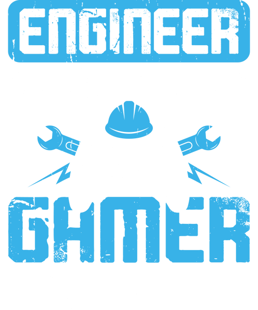 Engineer Gamer in Blue DTF (direct-to-film) Transfer – Twisted Image ...