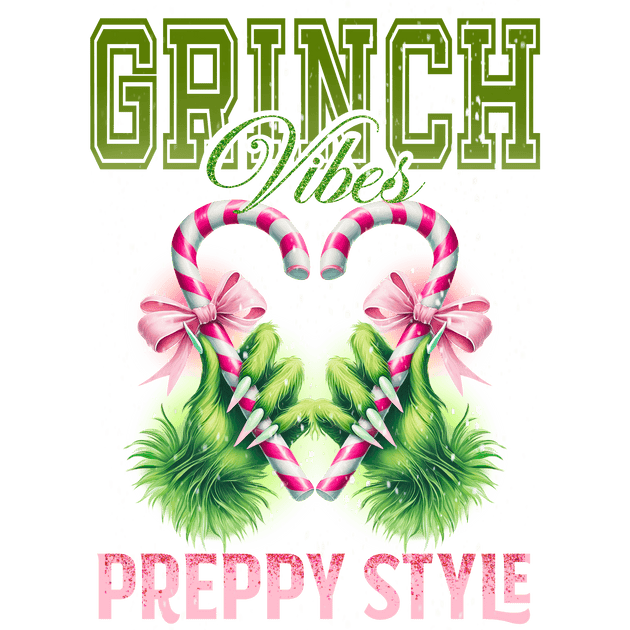 G Man Hands Preppy Style With Canes DTF (direct-to-film) Transfer ...