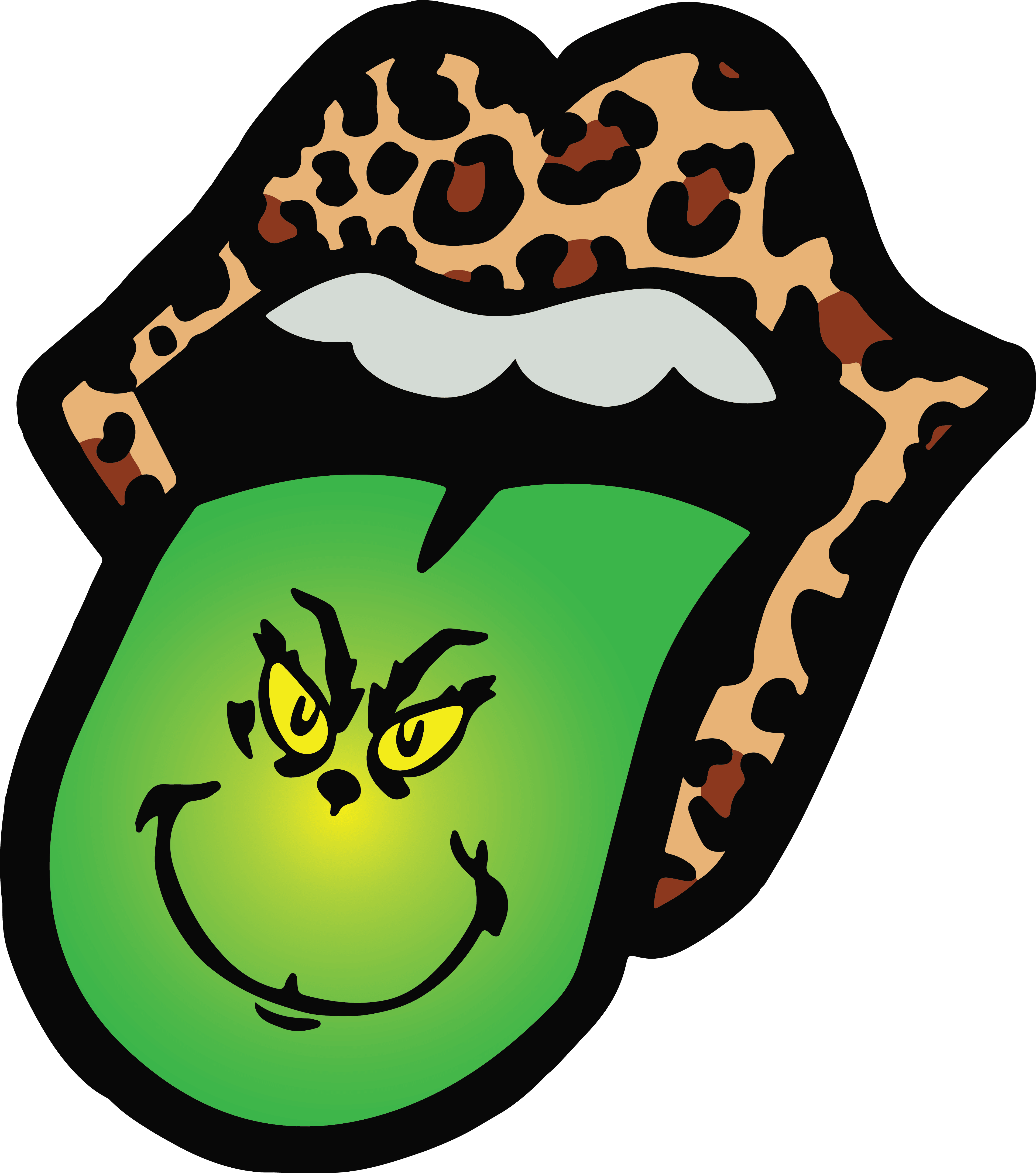 G Man Leopard Lips DTF (direct-to-film) Transfer – Twisted Image Transfers