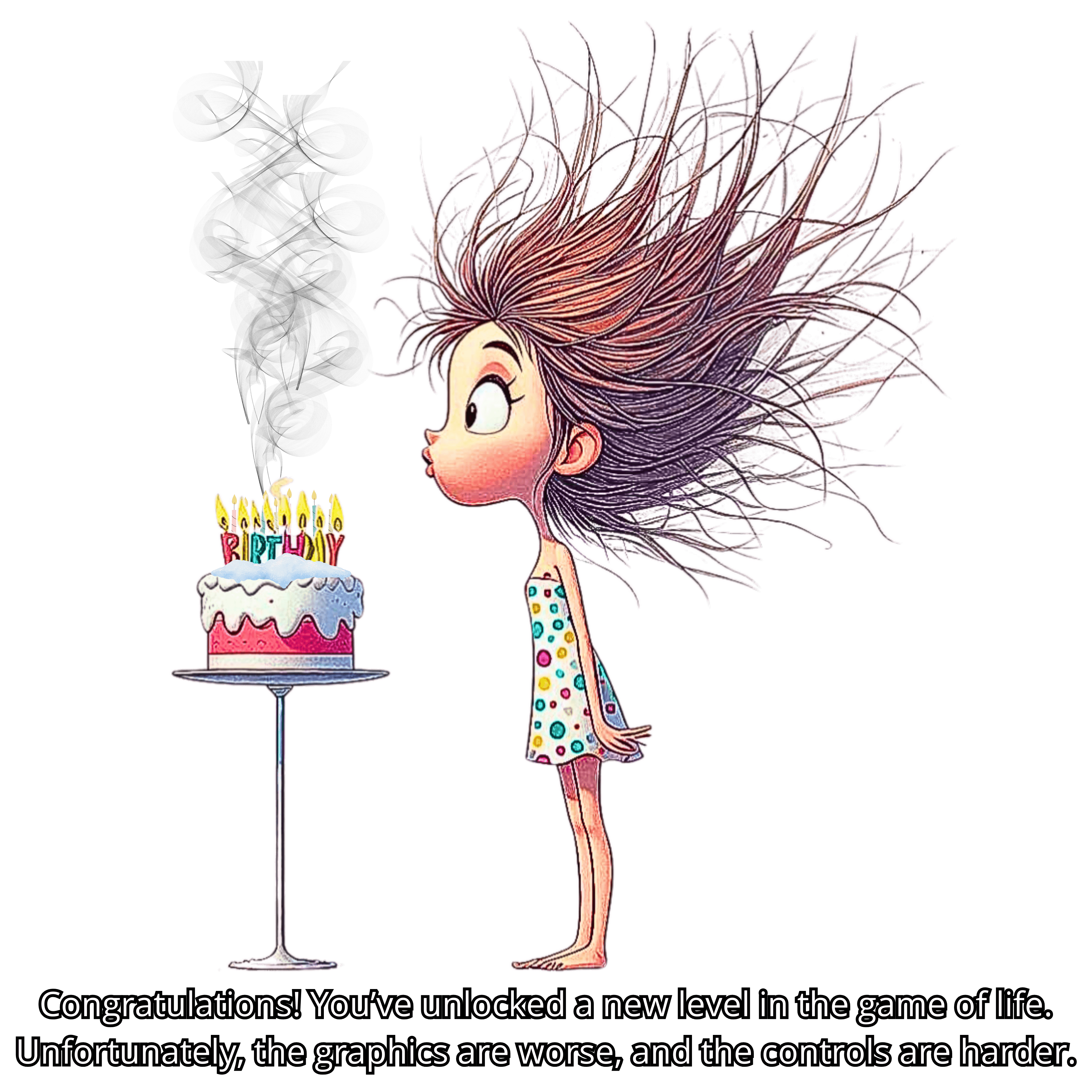 Game of Life Levels Birthday DTF (direct-to-film) Transfer – Twisted ...