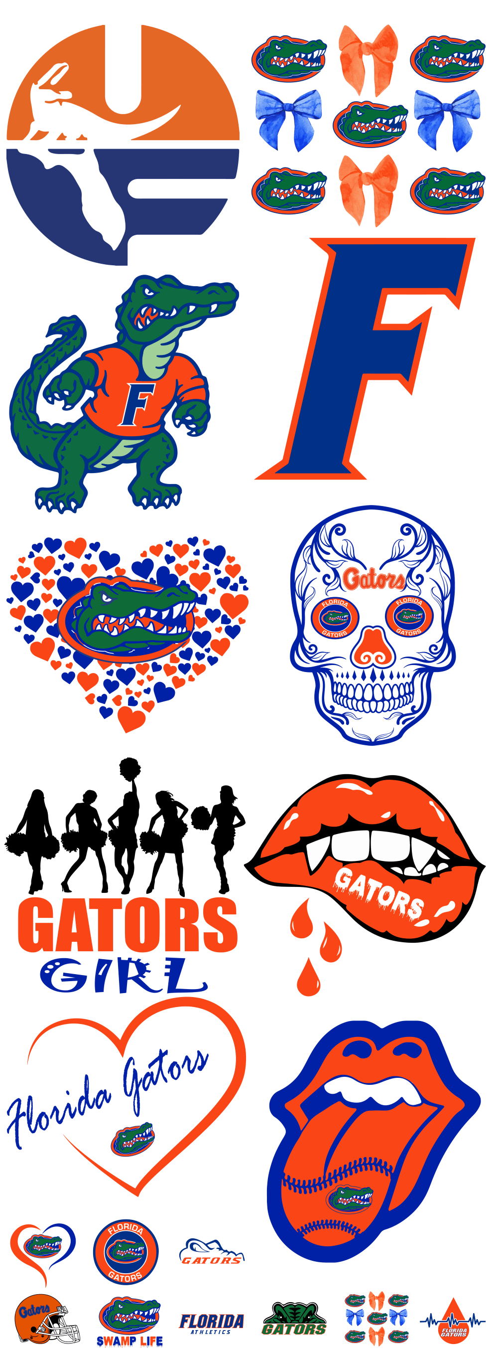 Gators II 60" DTF Direct to Film Ready to Ship Gang Sheet – Twisted ...