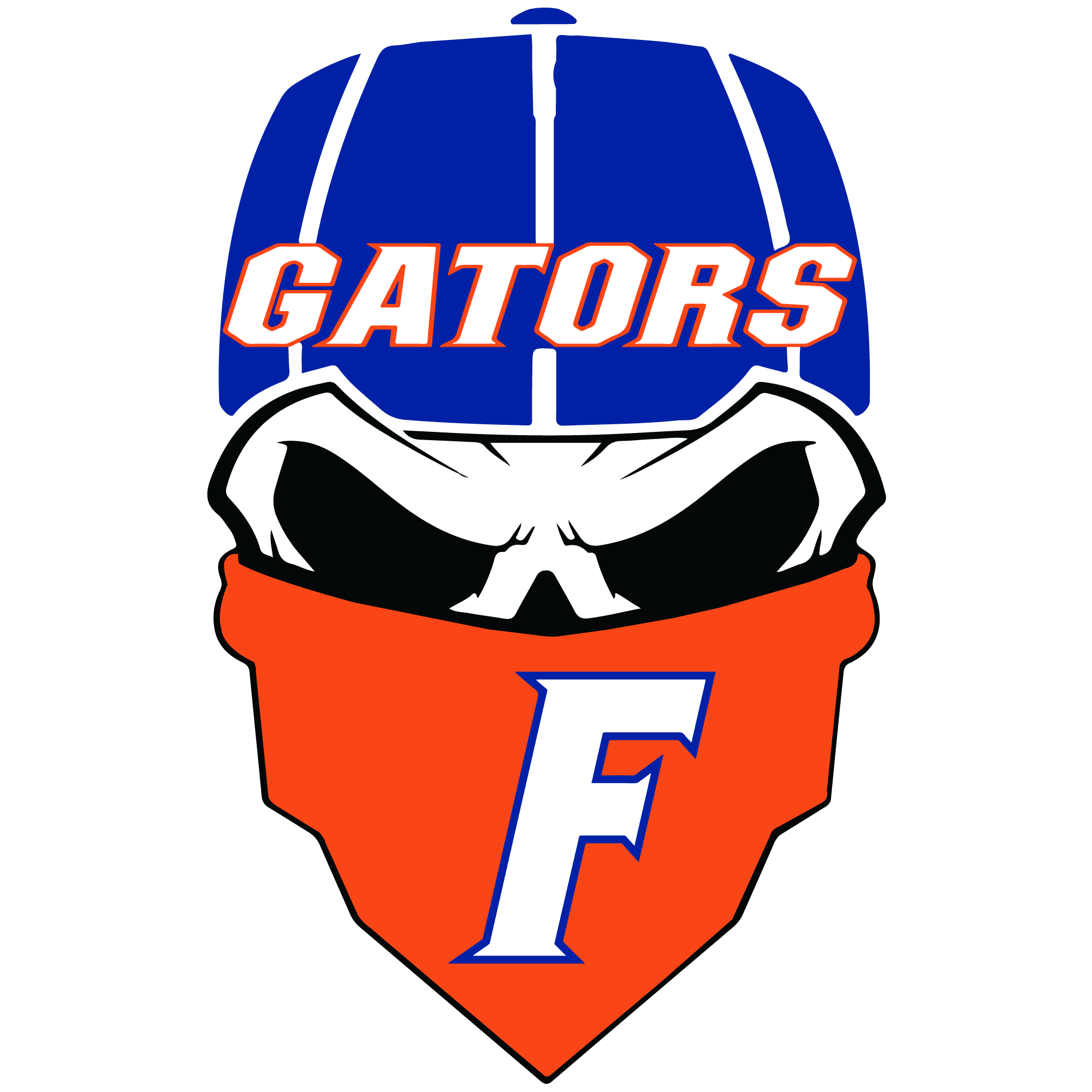 Gators Skull DTF (direct-to-film) Transfer – Twisted Image Transfers