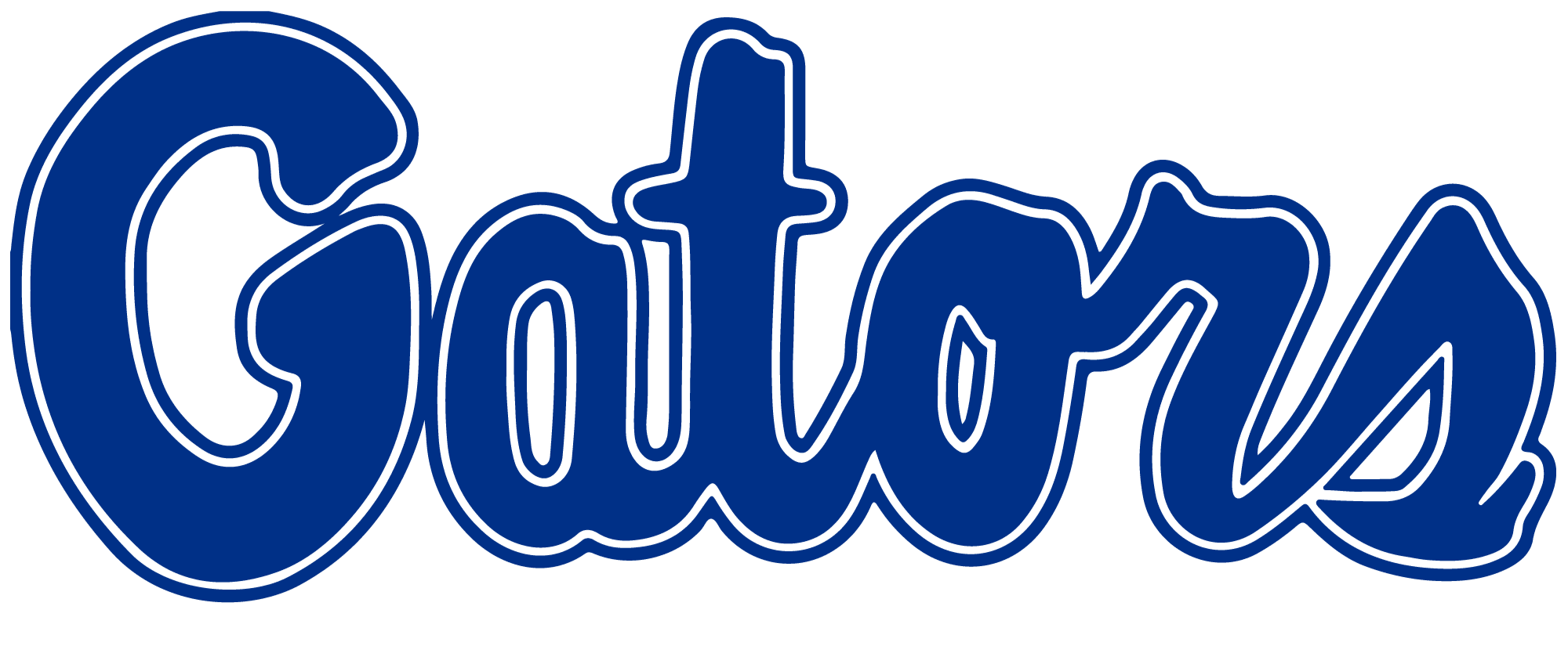 Gators in Blue Font DTF (direct-to-film) Transfer – Twisted Image Transfers