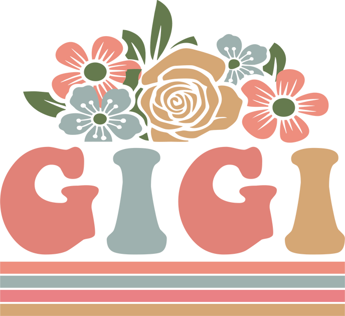 Gigi Flowers DTF (direct-to-film) Transfer – Twisted Image Transfers