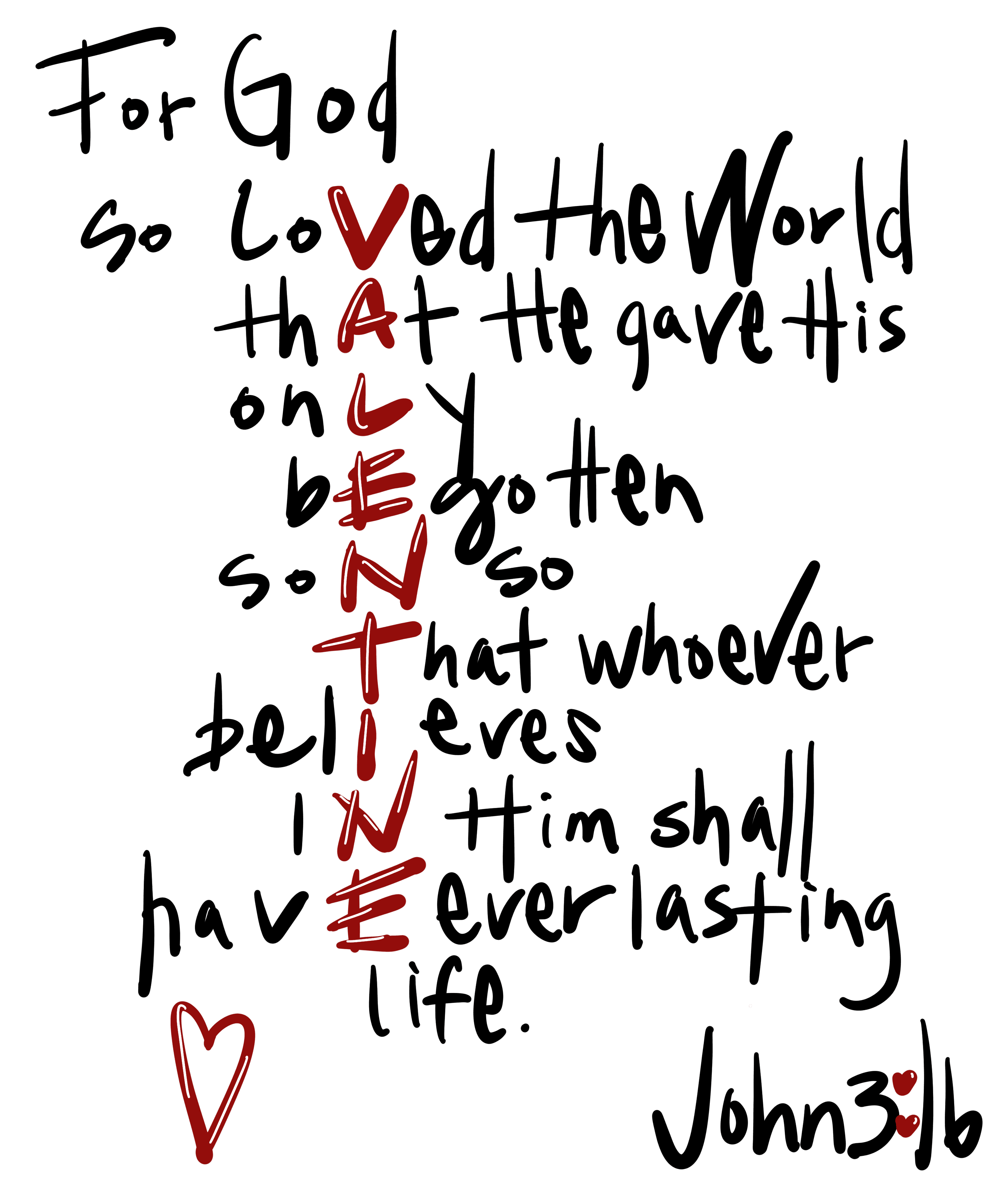 God So Loved the World Valentine : Share Divine Love on Valentine's Day ...