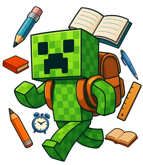 Green Bot Ready for School DTF (direct-to-film) Transfer – Twisted ...