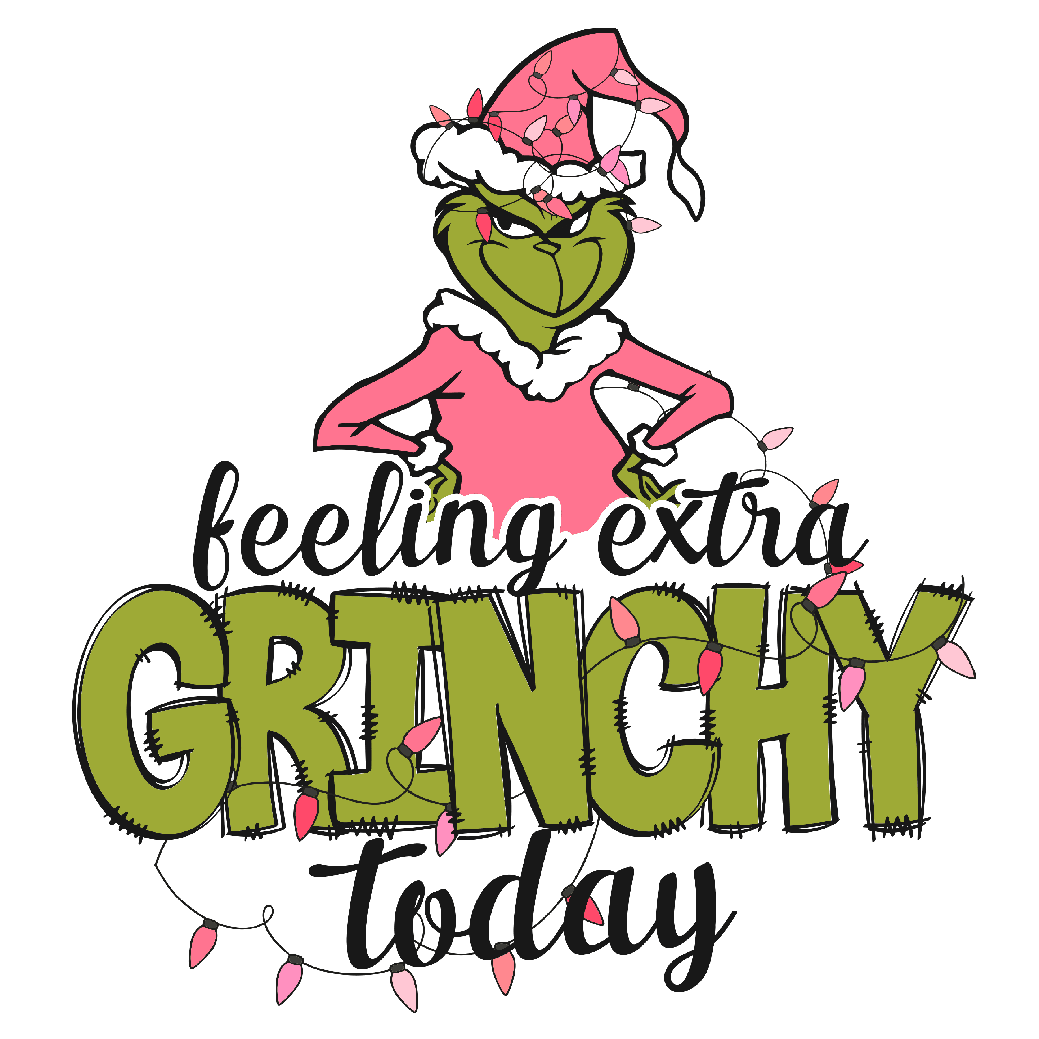 Green Guy DTF (direct-to-film) Transfer – Twisted Image Transfers