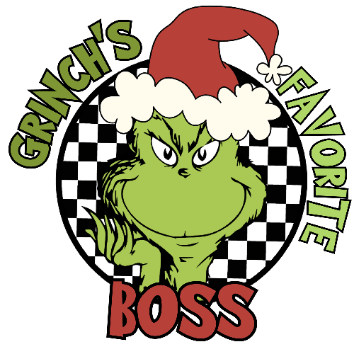 Grinches Favorite boss Christmas DTF (direct-to-film) Transfer ...