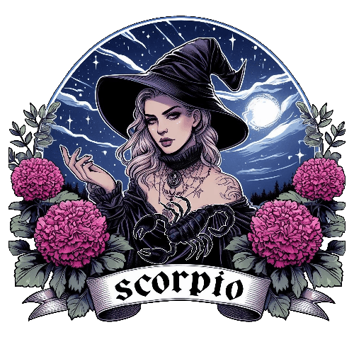 Halloween Witch Scorpio DTF (direct-to-film) Transfer – Twisted Image ...