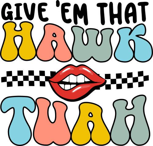 Hawk Tuah Biting Lip DTF (direct-to-film) Transfer – Twisted Image ...