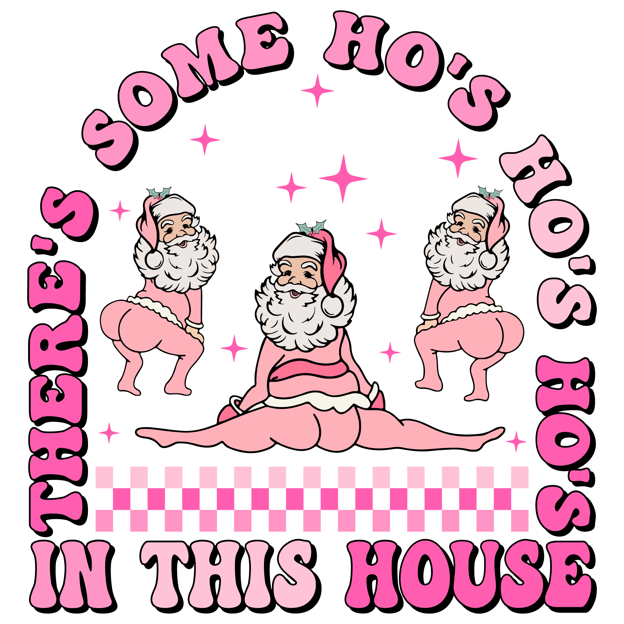 Ho Ho Ho's DTF (direct-to-film) Transfer – Twisted Image Transfers