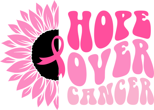Hope Over Cancer DTF (direct-to-film) Transfer – Twisted Image Transfers