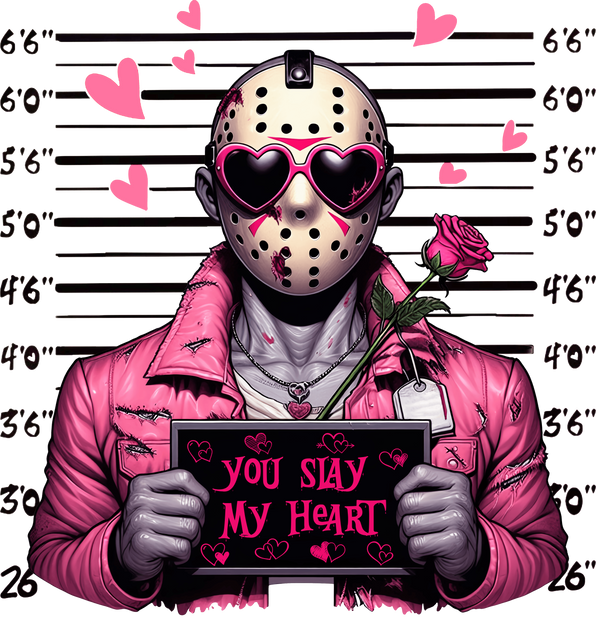 Jason Voorhees Slay My Heart DTF (direct-to-film) Transfer – Twisted ...